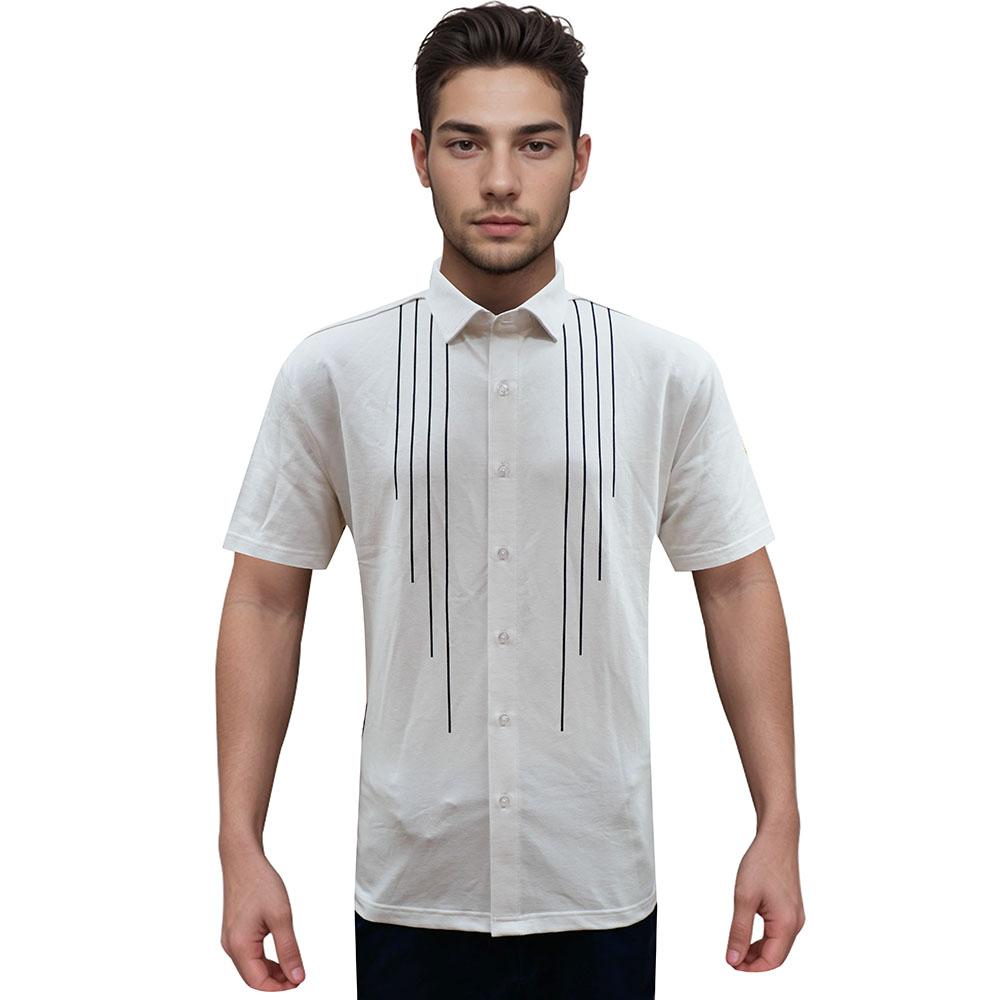 Charaghdin.com - Combination White T-shirt